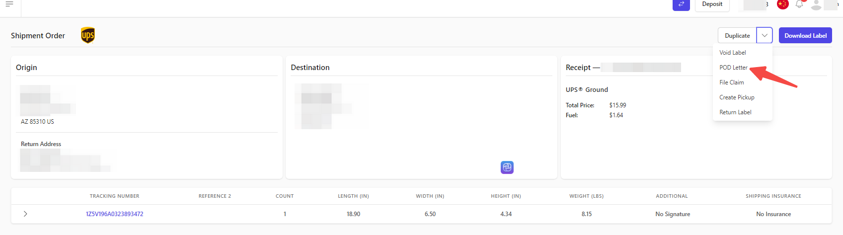 How to Request Proof of Delivery (POD)